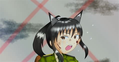 オリジナルウィッチ ※流血注意※オリウィッチの戦闘シーン 夏樹のイラスト Pixiv