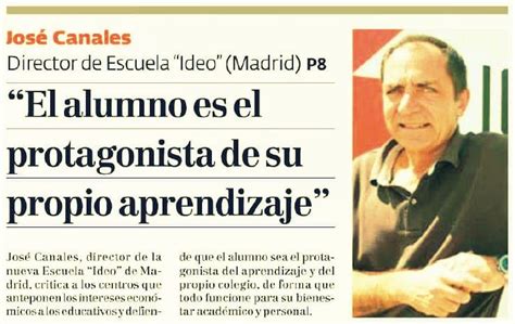 El Director De Escuela Ideo En El último Número De Magisterio Escuela