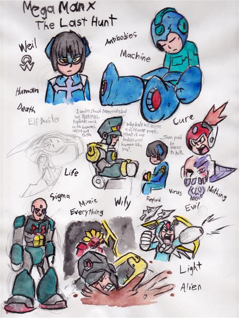 Mega Man X The Last Hunt Concept Art By Warahi On Deviantart