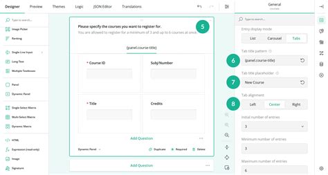 How To Set And Format Dynamic Tab Titles In Dynamic Panel