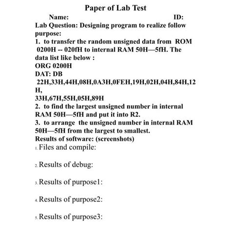 Solved Principle Of Microcomputer I Need The Answer With Chegg Com