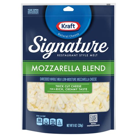 Kraft Signature Mozzarella Blend Shredded Cheese Products Lowes