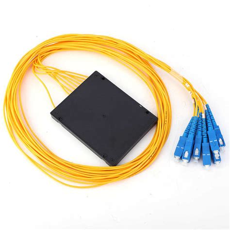 Fiberoptisk 1 X 8 Singlemode Plc Fiber Splitter Sc Grandado