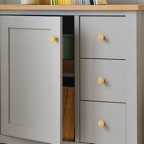 Kitchen Button Round Knobs Solid Brass Archipro Au