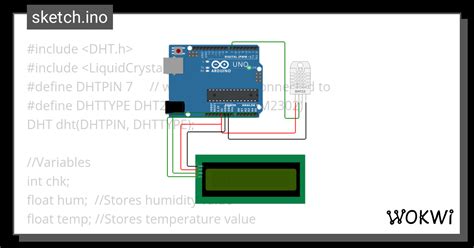 Temperature And Humidity Project Wokwi Esp32 Stm32 Arduino Simulator