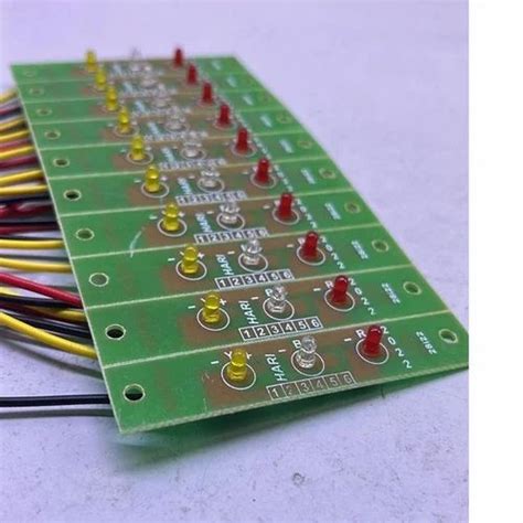 Green AC W LED Double Sided PCB Board For Electronics Copper Thickness Mm At Rs