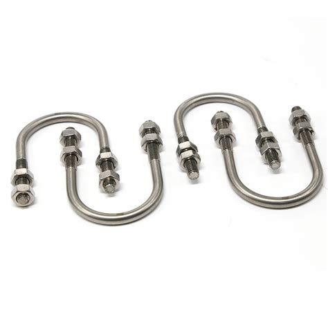 Stainless M8x15 316 M8x15 M20 M16 U Bolt Nut Stainless Steel U Bolt