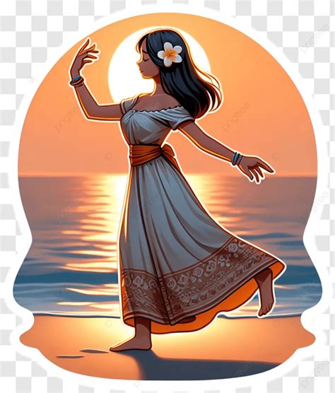 춤추는 소녀의 귀여운 그림 여자 상표 발리 Png 일러스트 및 이미지 에 대한 무료 다운로드 Pngtree