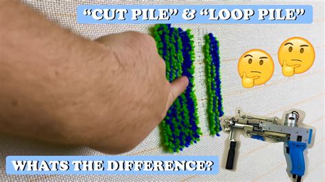 Difference Between Cut Pile Loop Pile In Rug Gun Youtube