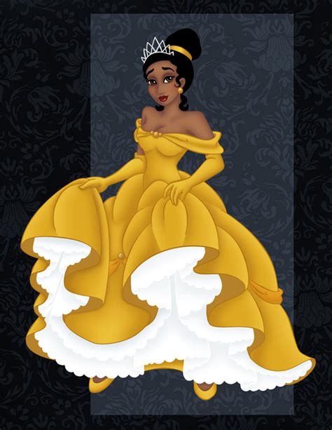 Tiana As Belle By Opal I On Deviantart