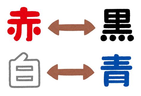 色赤黒白黄の語源 でめたんのけろっこシュガー