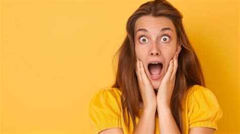 Premium Photo Woman With A Surprised Expression