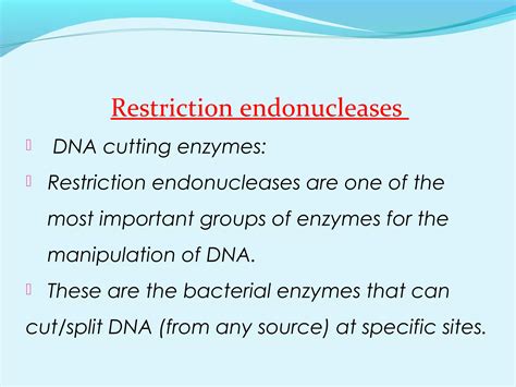 Recombinant Dna Technology Ppt Biotech And Biomedical Industry