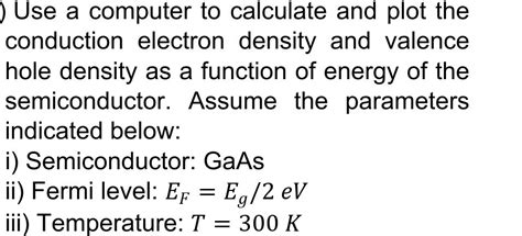 solved use a computer to calculate and plot the conduction