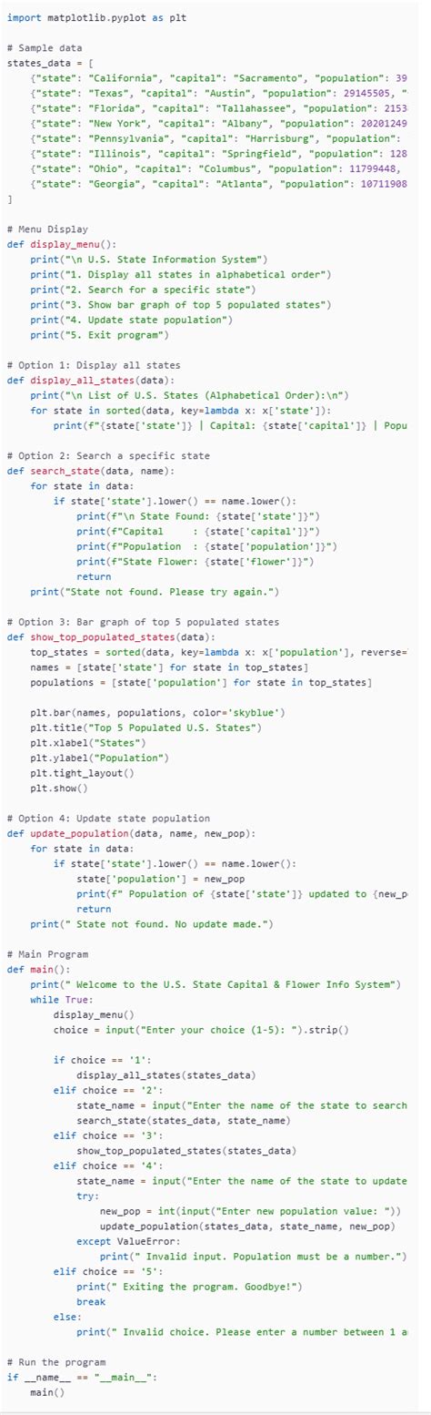 Solved Can I Get 5 Test Plan Examples For My Python Code