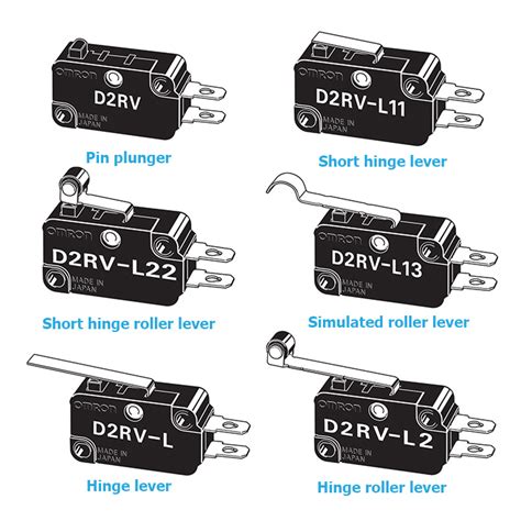 Miniature Basic Switch Omron D2rv Series D2rv L2