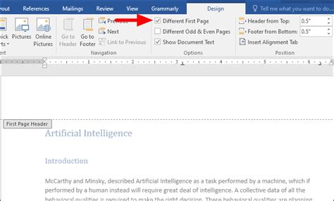 Jak Wstawi Nag Wek Tylko Na Pierwszej Stronie W Programie Microsoft Word