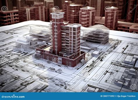 Architectural Blueprint And Drafting Tools For Precise Building Design