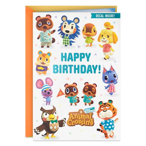 Nintendo Animal Crossing™ New Horizons Special Day Birthday Card For
