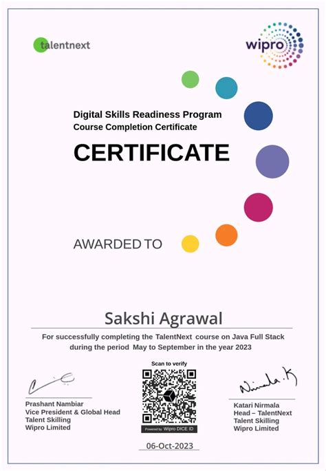 Sakshi Agrawal On Linkedin Javafullstack Wipro