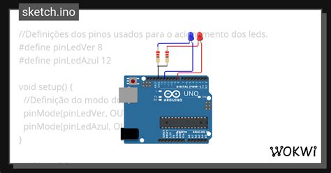 Exercício 2 Pag51 Wokwi Esp32 Stm32 Arduino Simulator