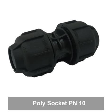 Poly Socket 1 2 20 Mm Penyambung Poly Paip Hdpe Poly Fitting Malaysia