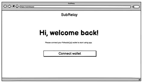 Wireframe Milestone 1 · Issue 4 · Subrelaysubrelay Interface · Github