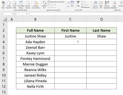Separate First And Last Name In Excel A Comprehensive Guide Nime