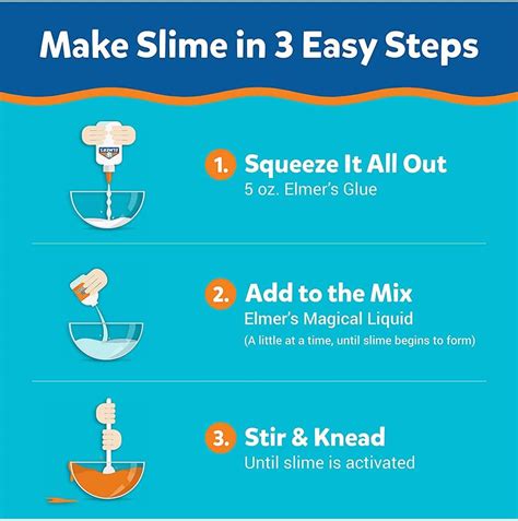 Crunchy Slime Kit Slime Supplies Include Metallic Liquid Glue Clear