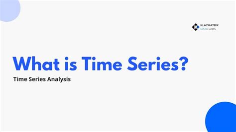 Time Series Analysis Trends Patterns And Forecasting Manvirender Rawat