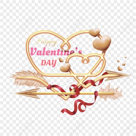 발렌타인 데이 사랑 일러스트 심장 모양의 화살표개념하얀 Png 일러스트 무료 다운로드 Lovepik