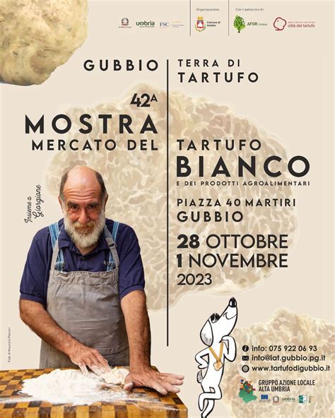 42 GUBBIO TERRA DI TARTUFO MOSTRA MERCATO DEL TARTUFO BIANCO Sagre