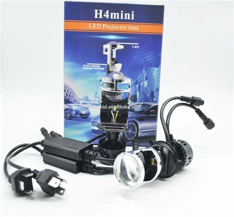 Mini H Led Projector Lens W Lm High Low Beam All In One K K Matrix Led Headlight