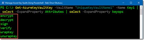 Managing Azure Key Vault Using PowerShell Sysops