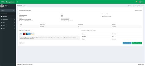 Office Management System In Codeigniter With Source Code