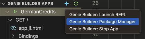 German Credits Dashboard · Genie Framework Resource Center