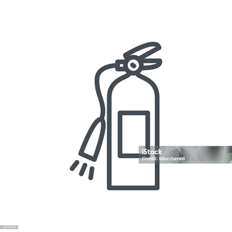 消防隊員工作線圖示滅火器向量圖形及更多保安圖片 保安 保護 剪裁圖 Istock