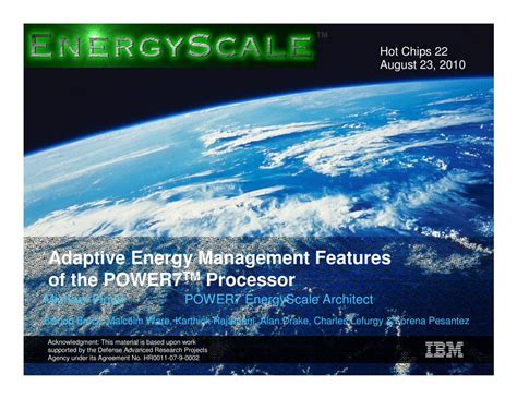 Pdf Adaptive Energy Management Features Of The Pipeline Issue