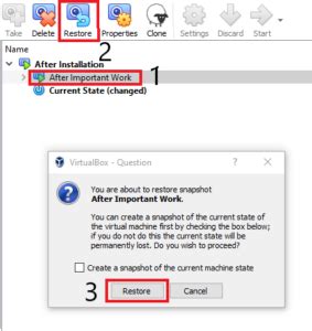 How To Create And Restore Snapshot In VirtualBox TechSphinx