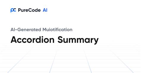 Build Great Muiotification Accordion Summary Components Faster Using Ai