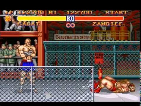 Street Fighter 2 Champion Edition SNES Sagat Vs Zangief YouTube