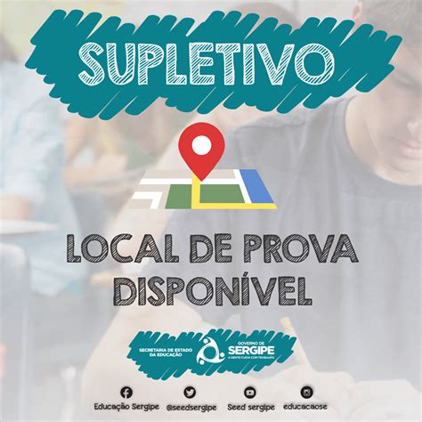 Confira Locais De Prova Do Supletivo Coisas De Socorro NOSSA SENHORA DO SOCORRO E