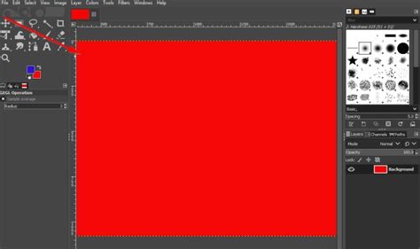 如何在 Gimp 中添加和更改画布背景颜色 Tech Club