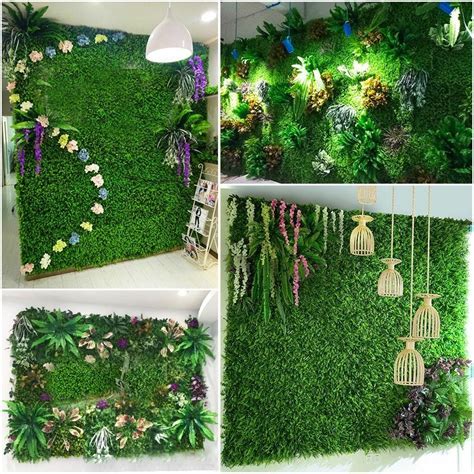 Artificial Grass Wall Backdrop Wall Design Ideas
