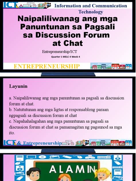 Epp Entrep Ict Q1 Melc 4 Week 4 Pdf