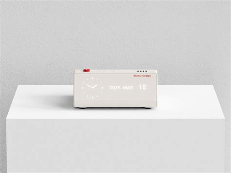 Desk Clock 极简有趣的桌面时钟wuwu物物设计 站酷zcool