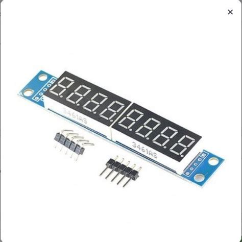 Jual Max7219 Led Tube Display 7 Segment 8 Digit Module Shopee Indonesia