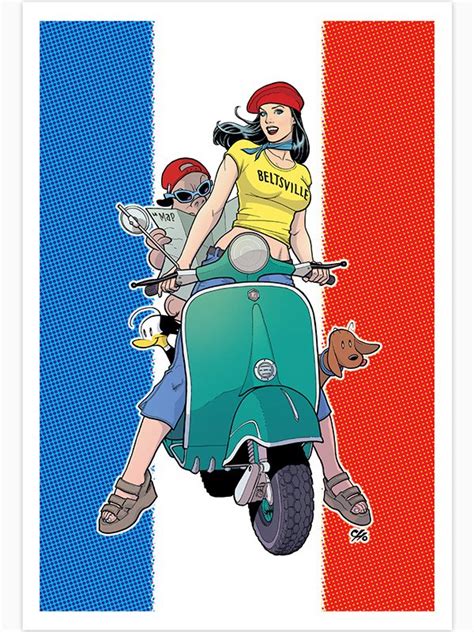 Brandy Vespa By Frank Cho With Truman Remarque — Flesk