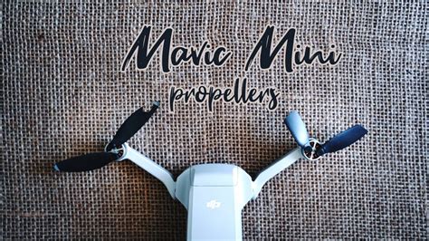 How To Change Mavic Mini Propellers YouTube