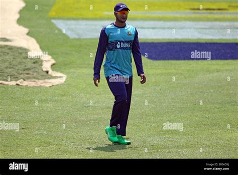 Bangladeshi Ace All Rounder Shakib Al Hasan During Practice Session At